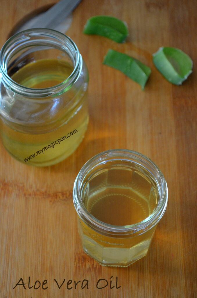 How to make Aloe Vera Oil at home – Aloe Vera Oil Recipe