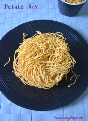 Potato Sev – Aloo Sev Recipe
