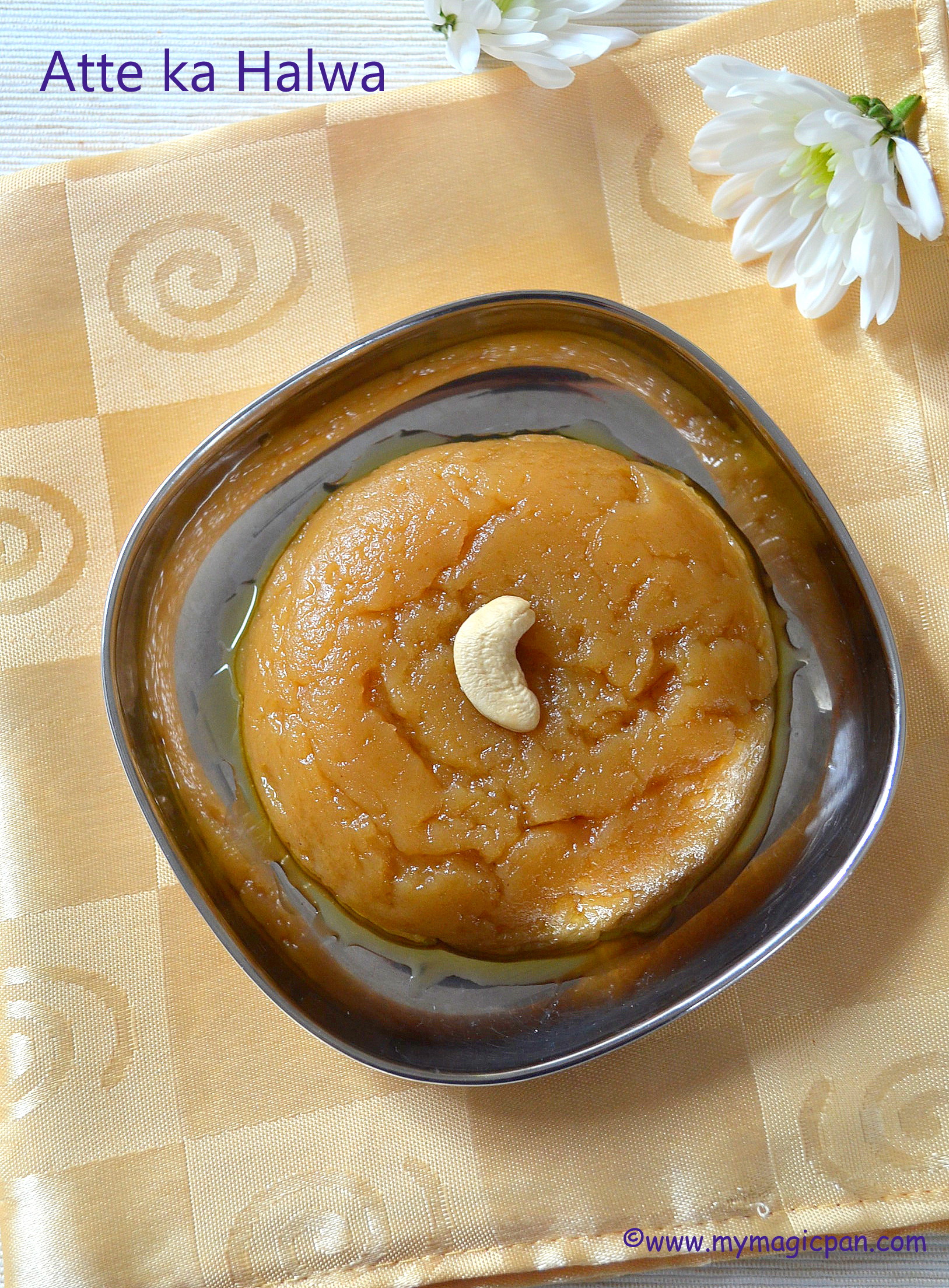 Atta Halwa – Whole Wheat Flour Halwa