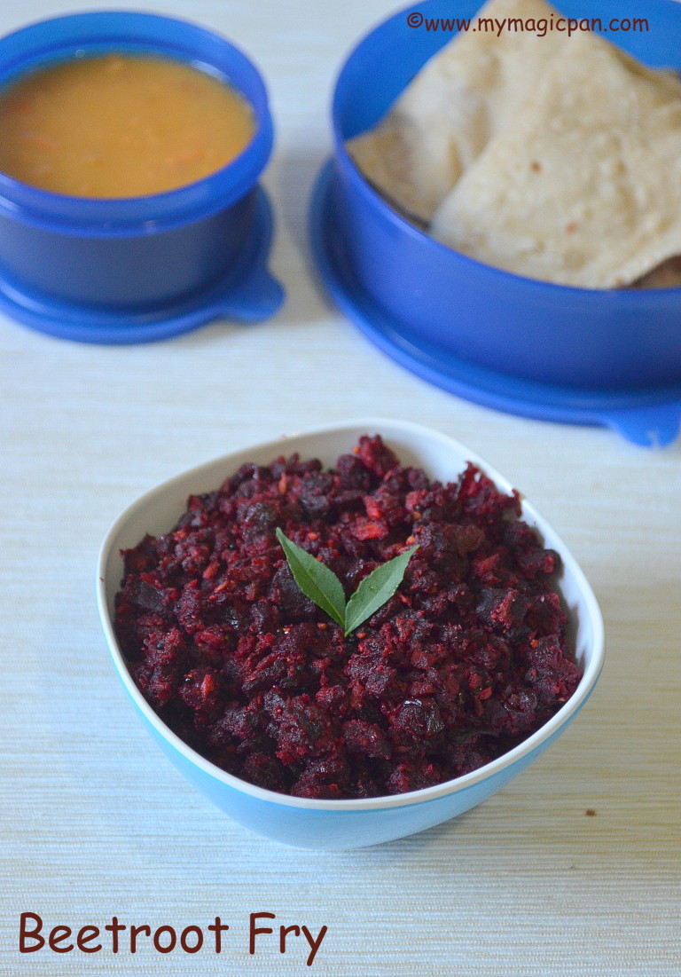 Beetroot Fry – Beetroot Poriyal