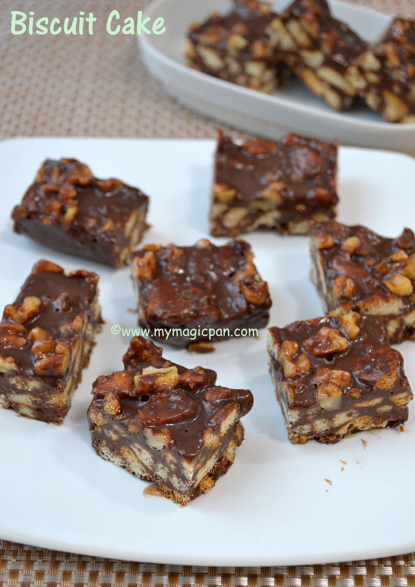 Biscuit Fridge Cake – No Bake Chocolate Fridge Cake