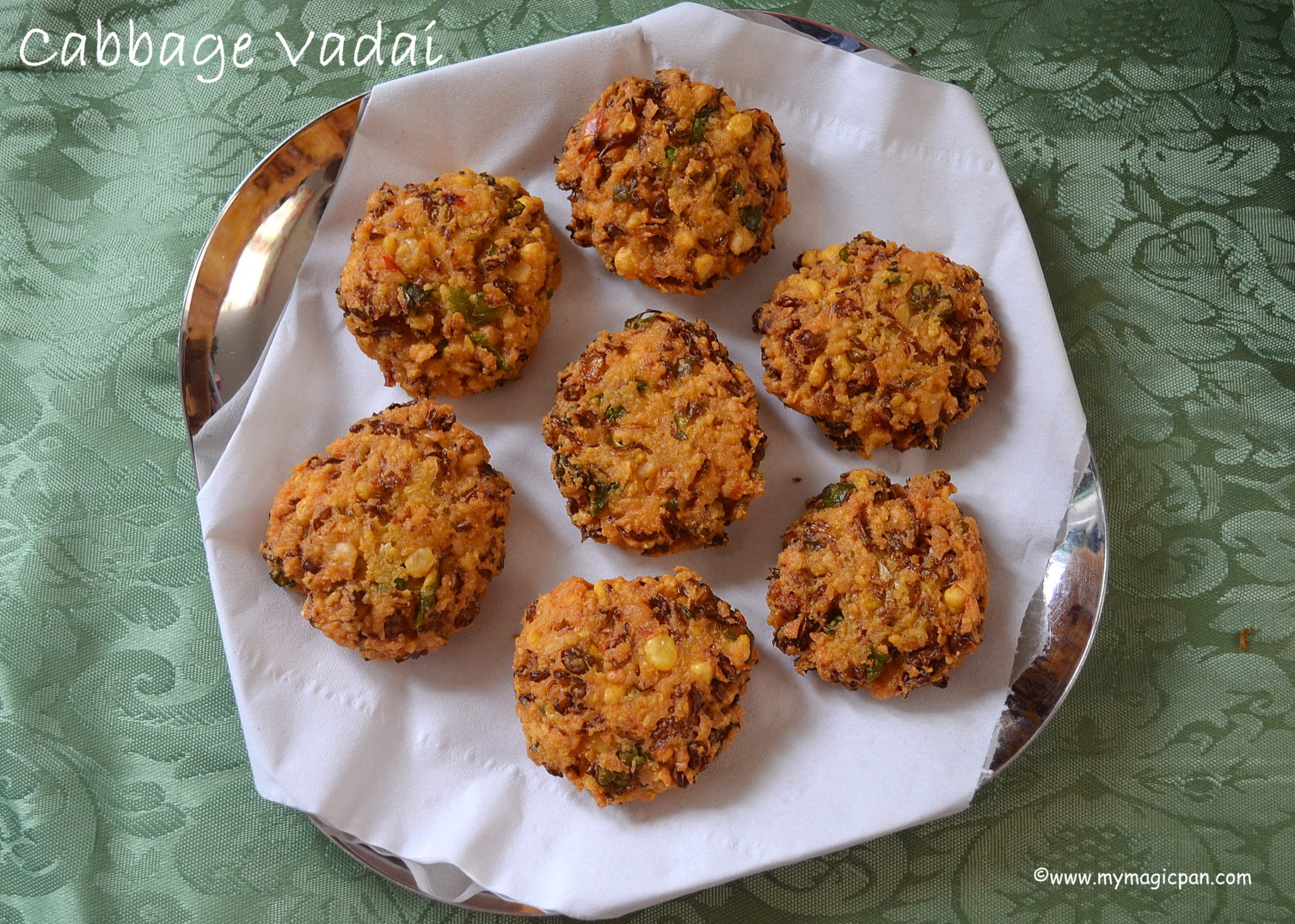 Cabbage Vada | Cabbage Vadai | Cabbage Dal Vada