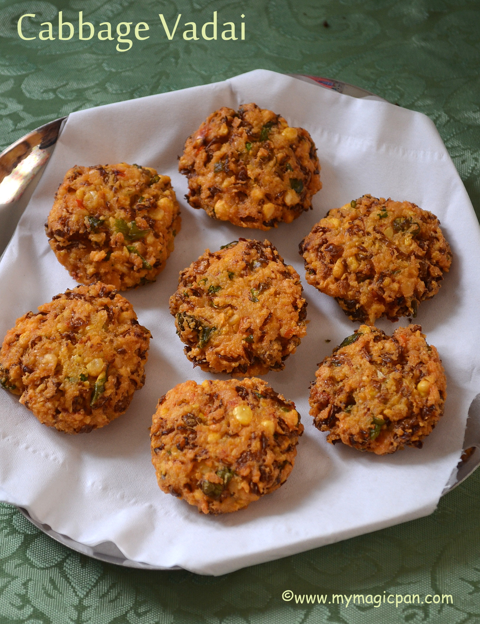 Cabbage Vada | Cabbage Vadai | Cabbage Dal Vada