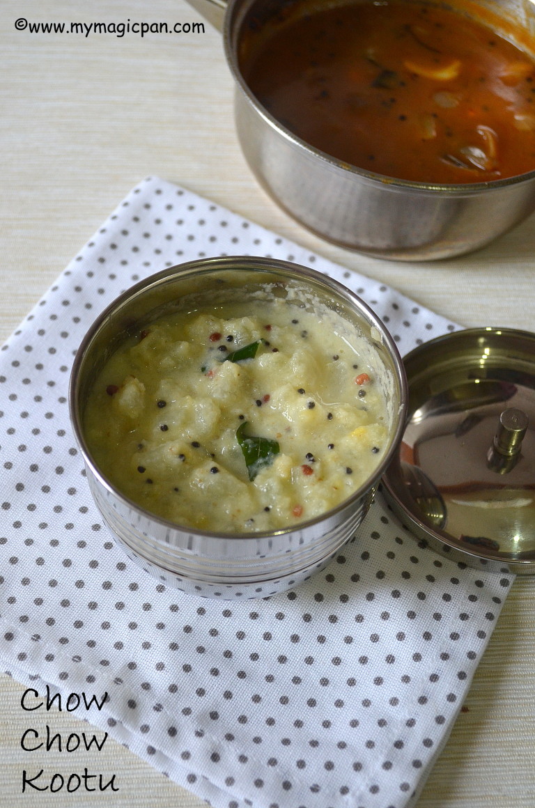 Chow Chow Kootu – Chayote Kootu