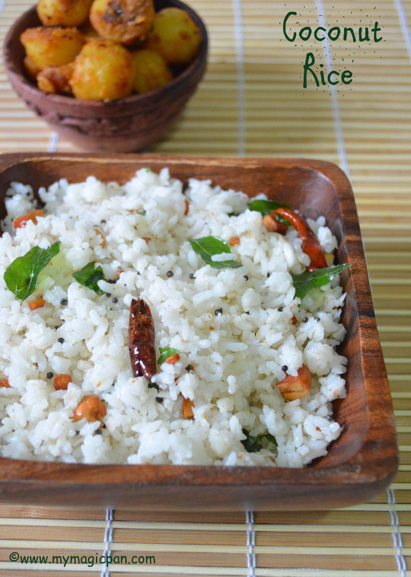Coconut Rice – South Indian Coconut Rice