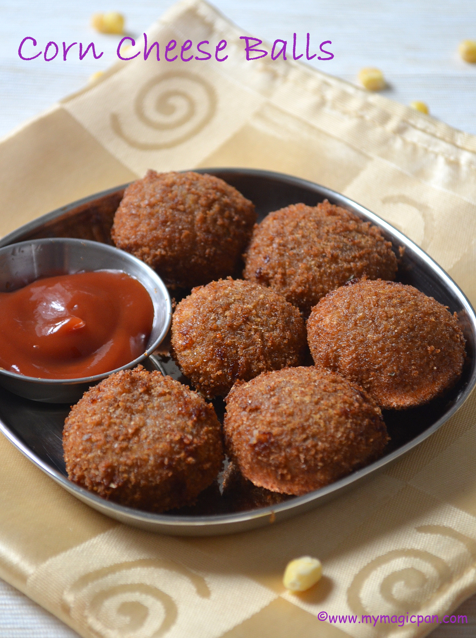 Corn Cheese Balls – Kids Party Recipe