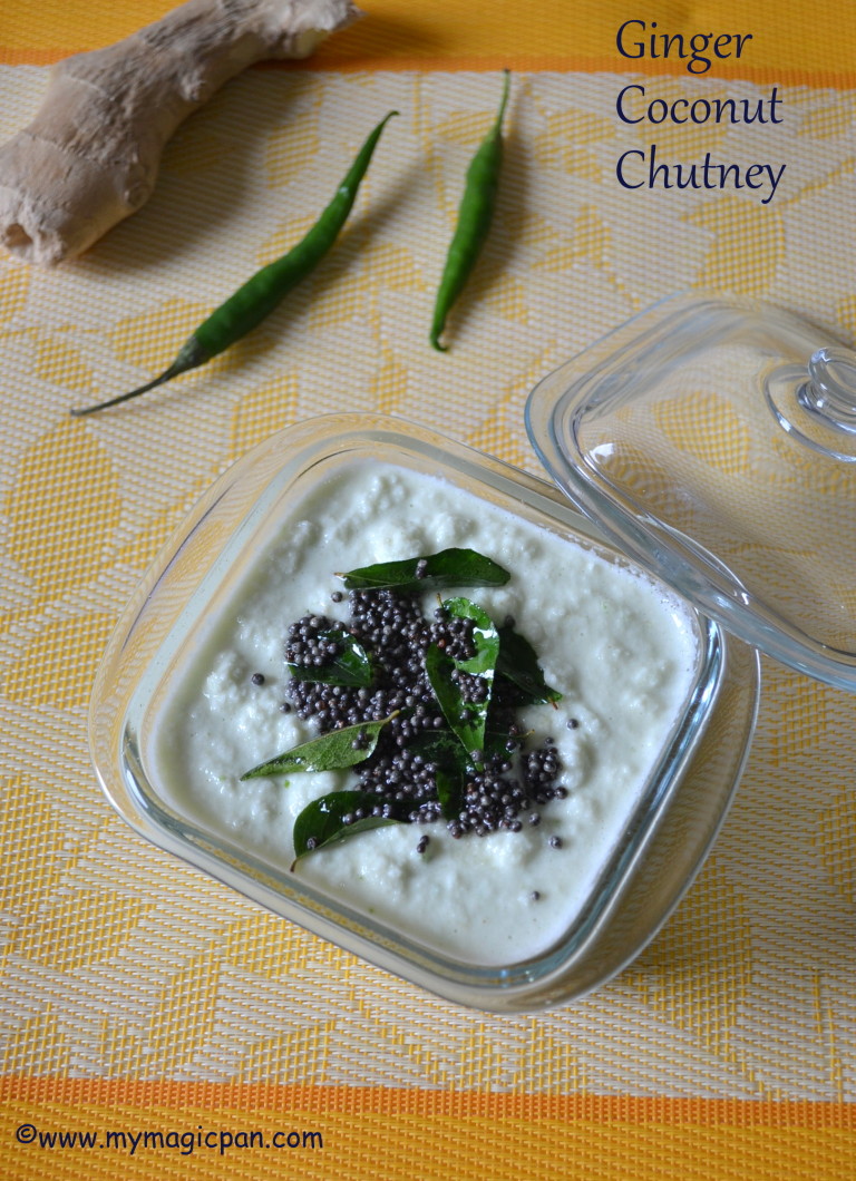 Ginger Coconut Chutney – Coconut Chutney