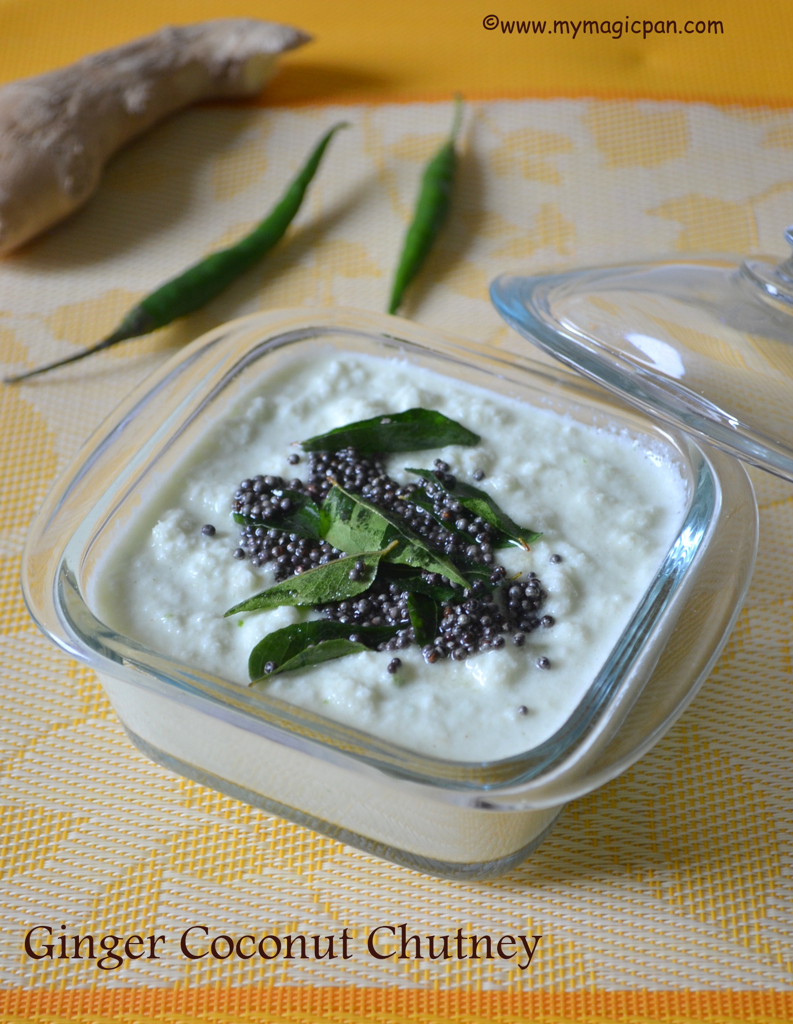 Ginger Coconut Chutney – Coconut Chutney