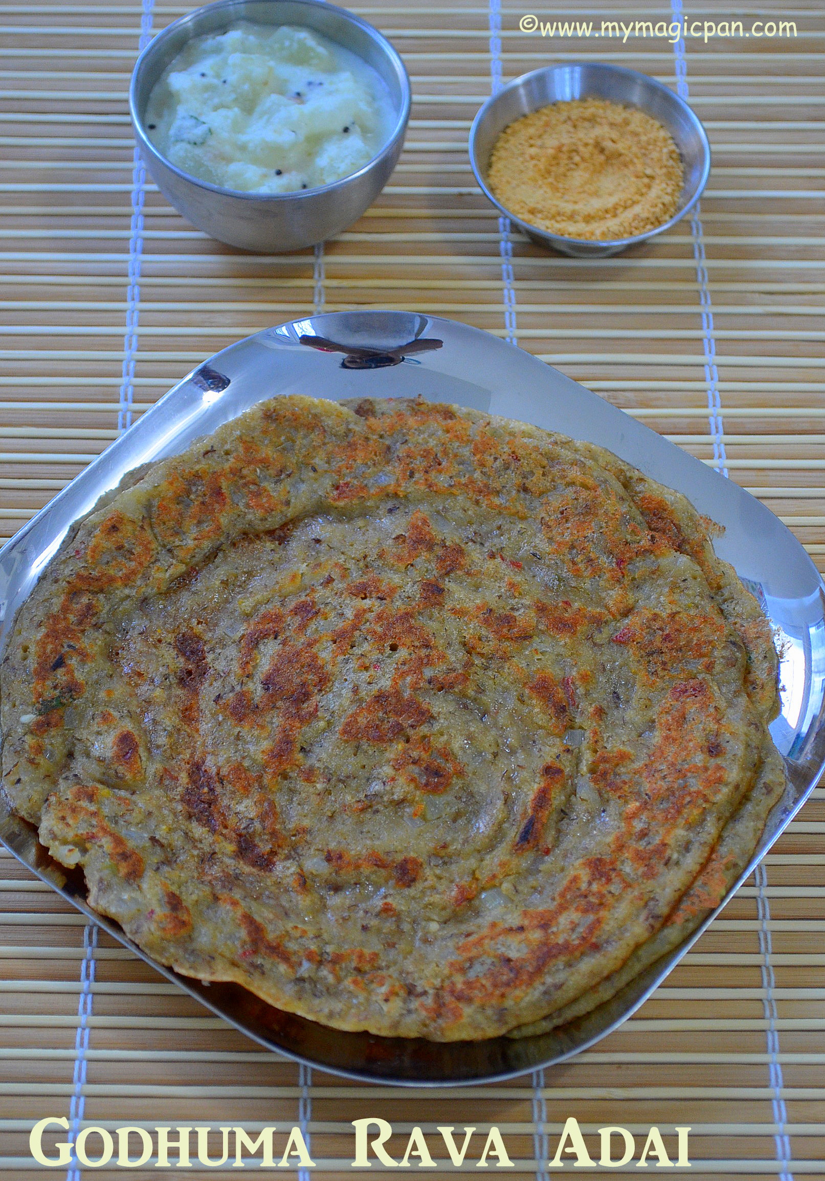 Godhuma Rava Adai – Multi Grain Adai