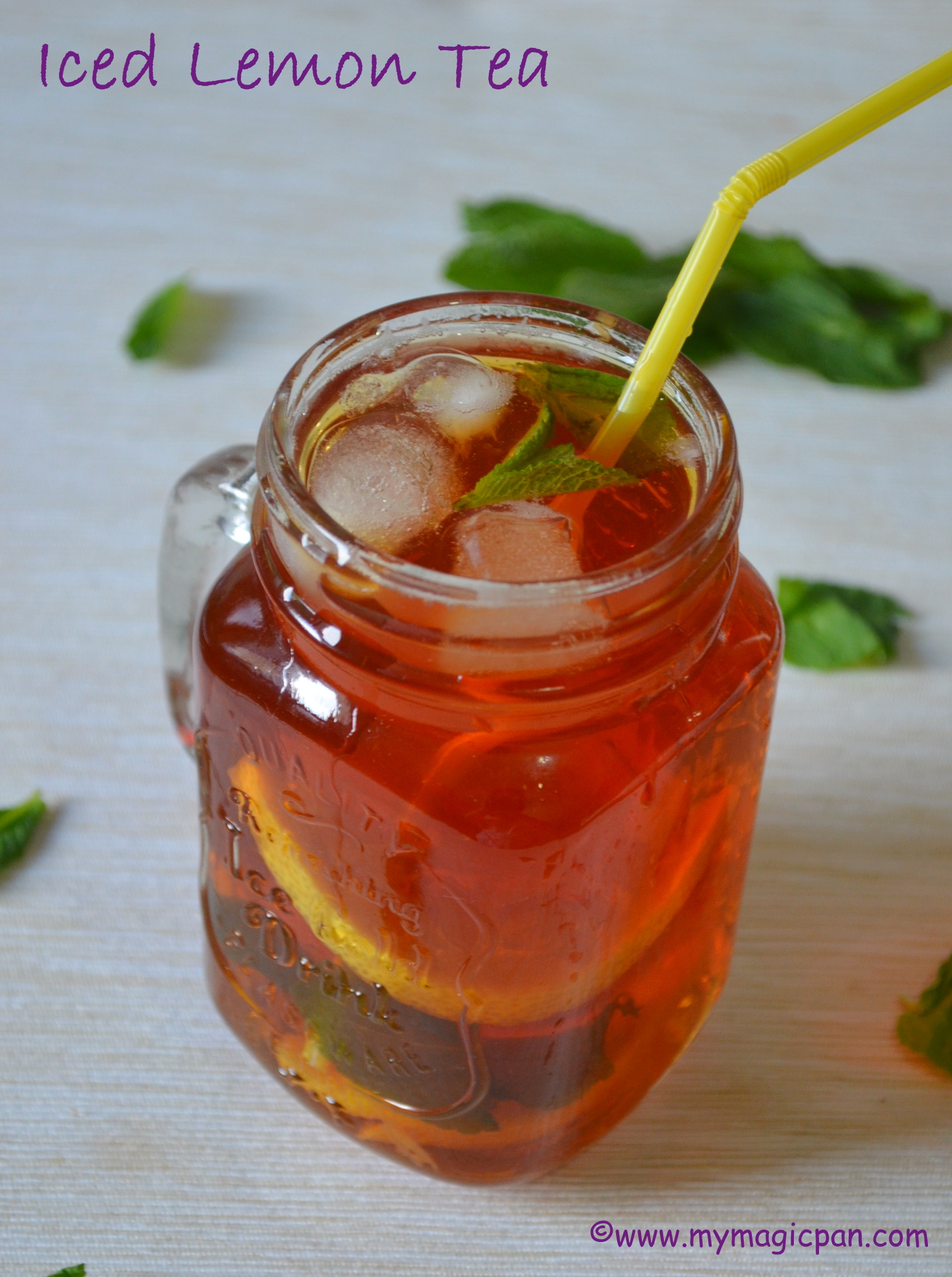 Iced Lemon Tea – Iced Tea