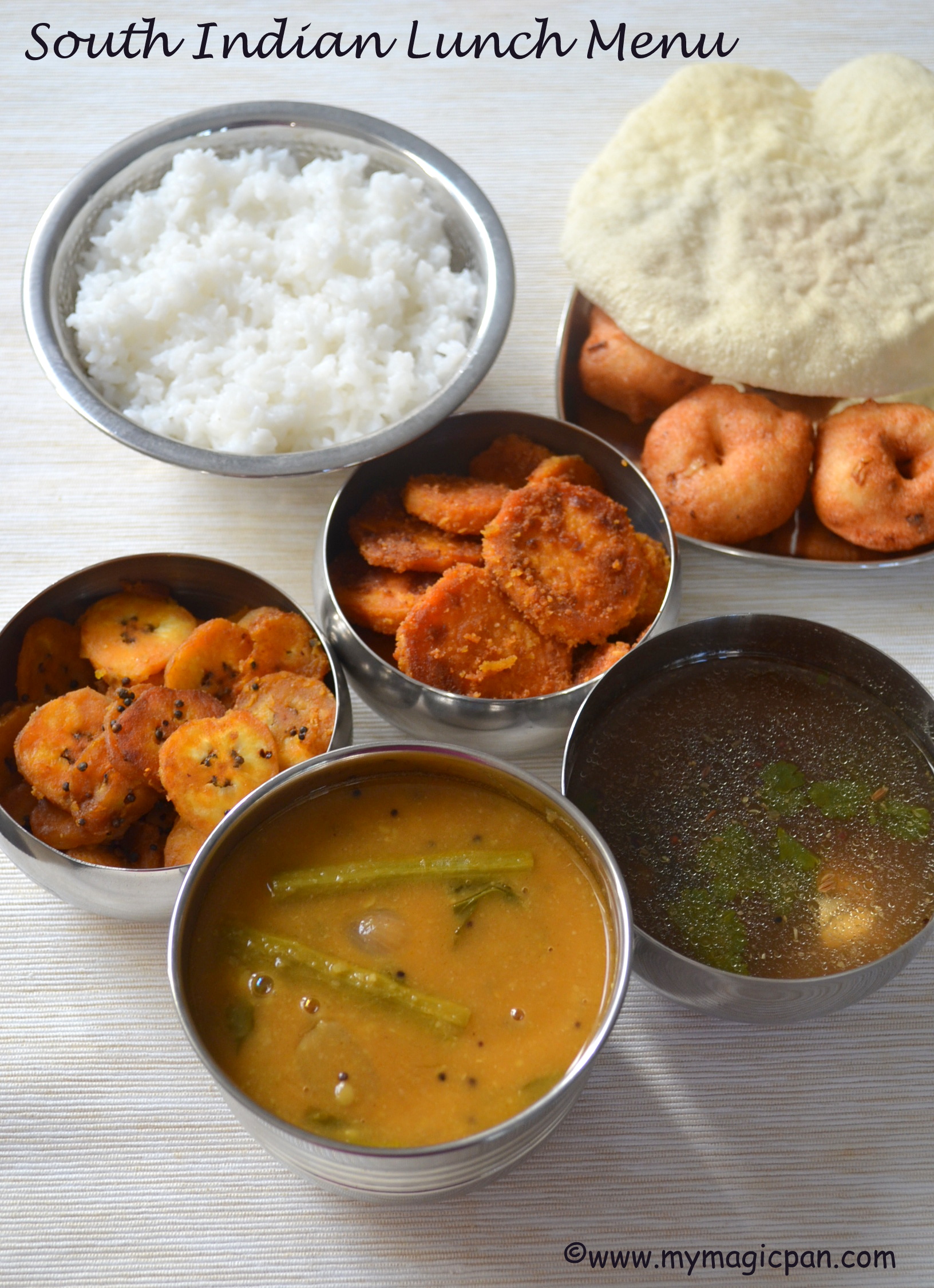 Lunch Menu 6 – South Indian Lunch Menu