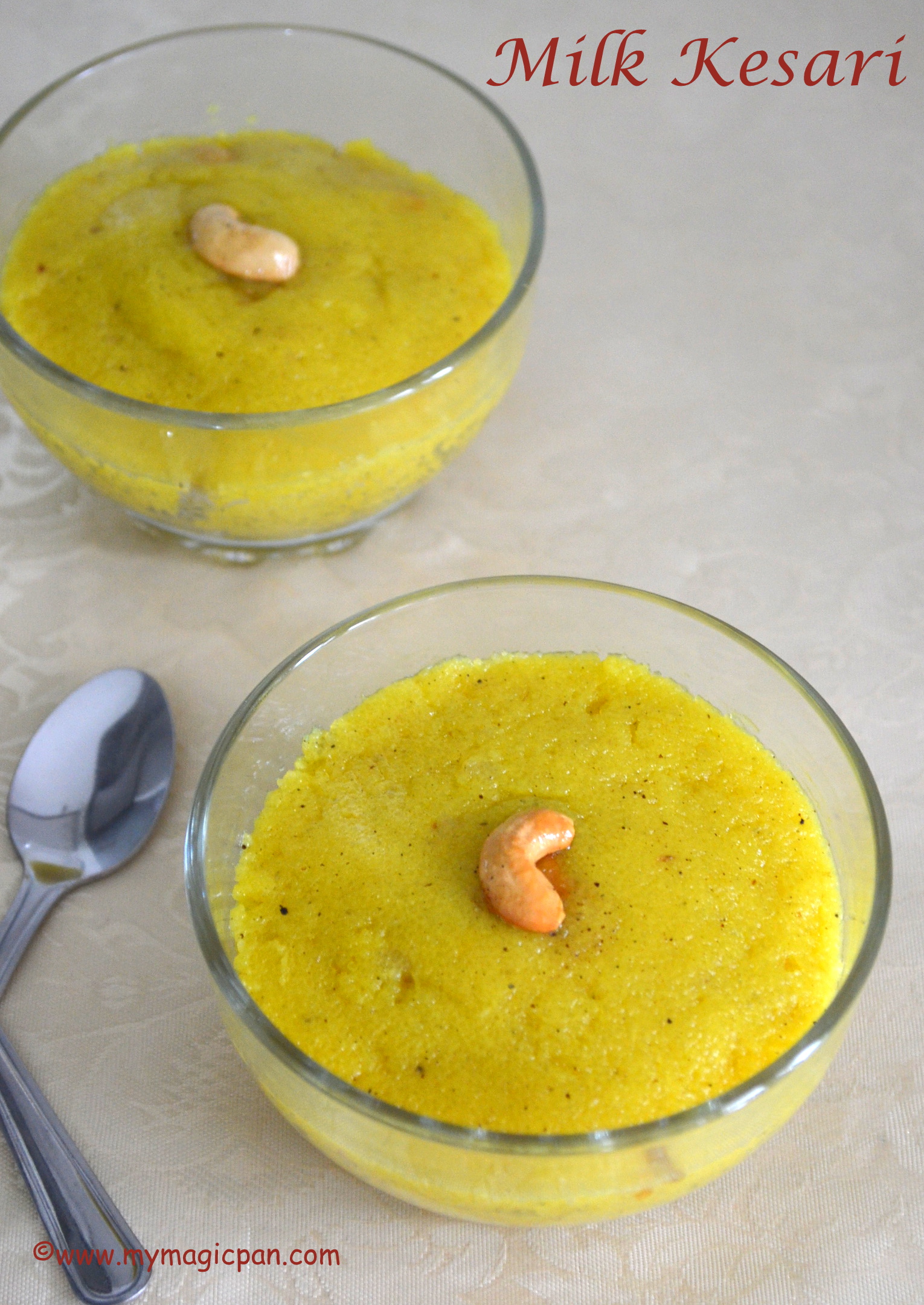 Paal Kesari – Milk Kesari – Kesari Using Milk
