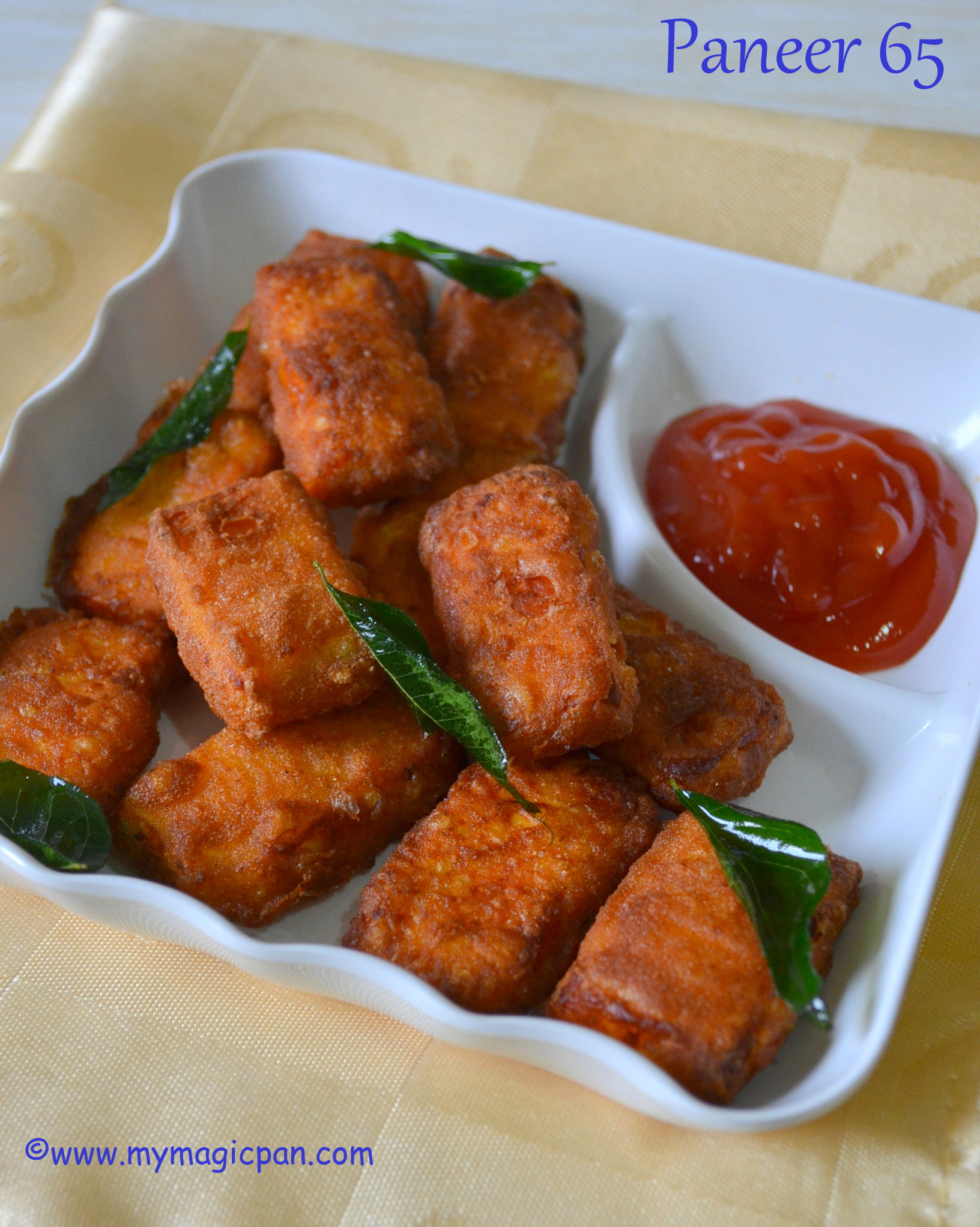 Paneer 65 – How to make Paneer 65