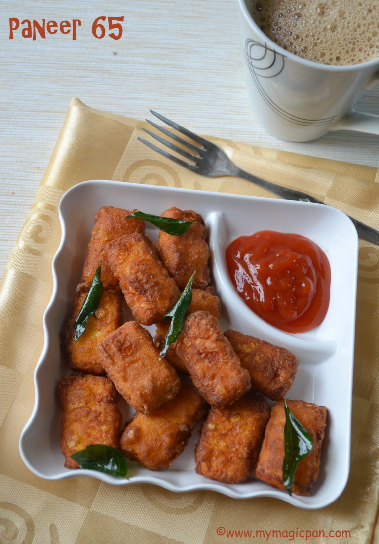 Paneer 65 – How to make Paneer 65