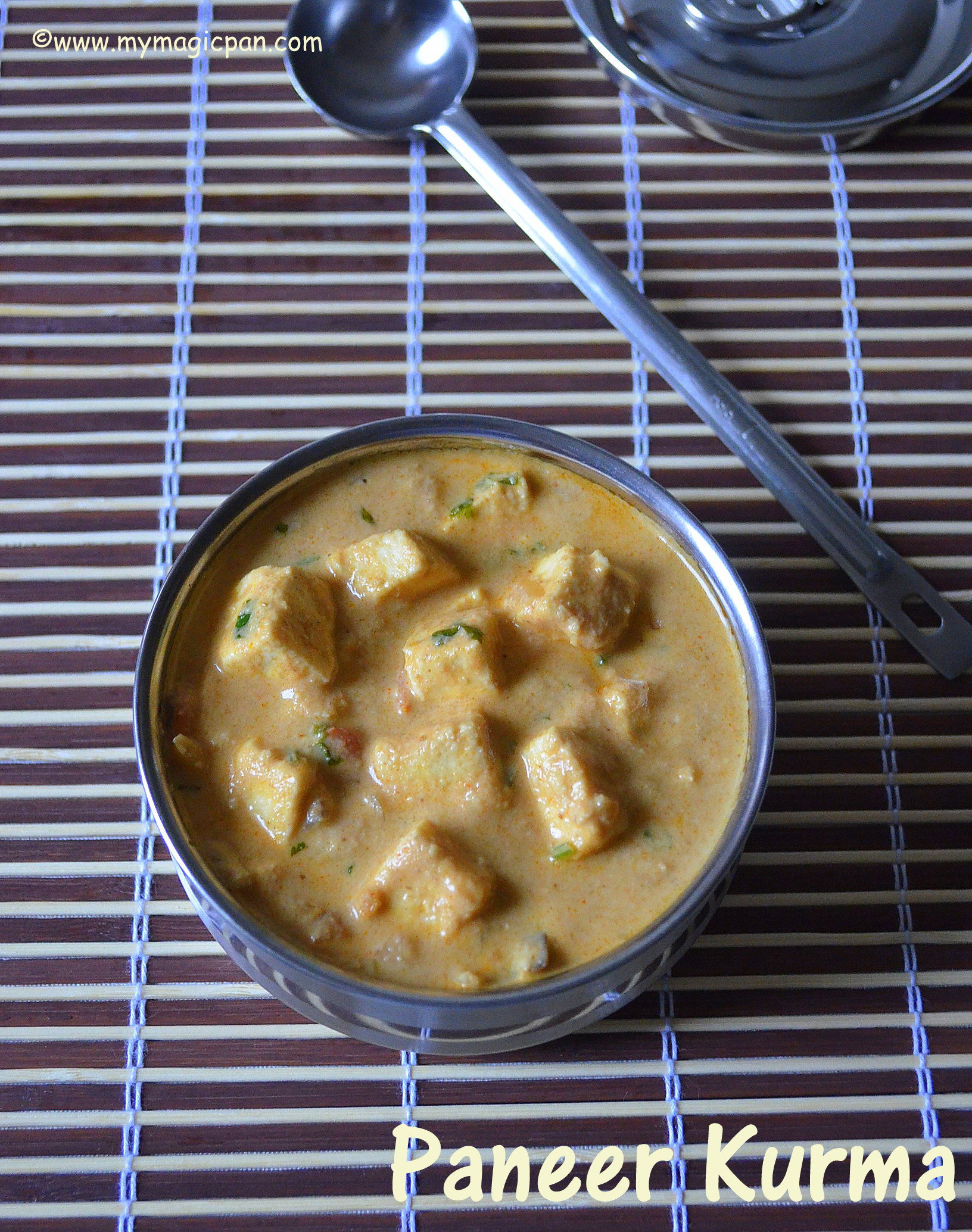 Paneer Kurma – Paneer Korma