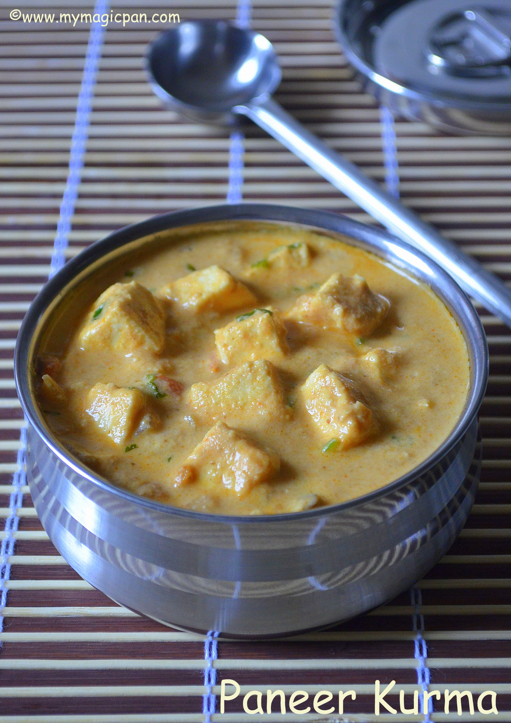 Paneer Kurma – Paneer Korma