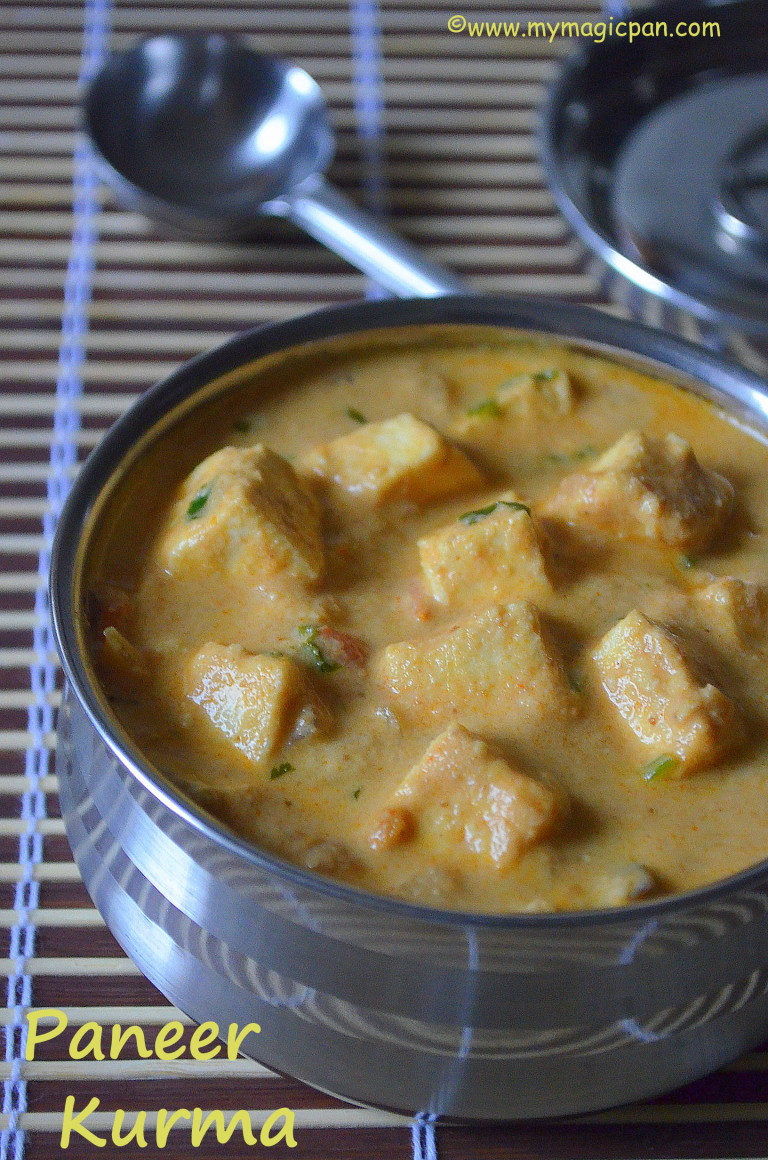 Paneer Kurma – Paneer Korma