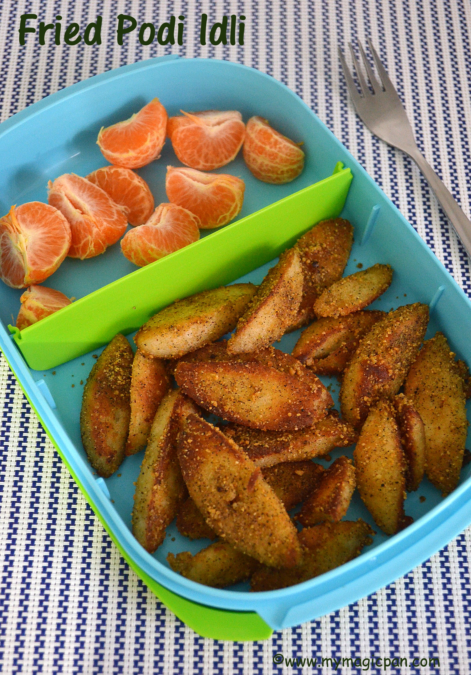 Podi Idli – Fried Podi Idli