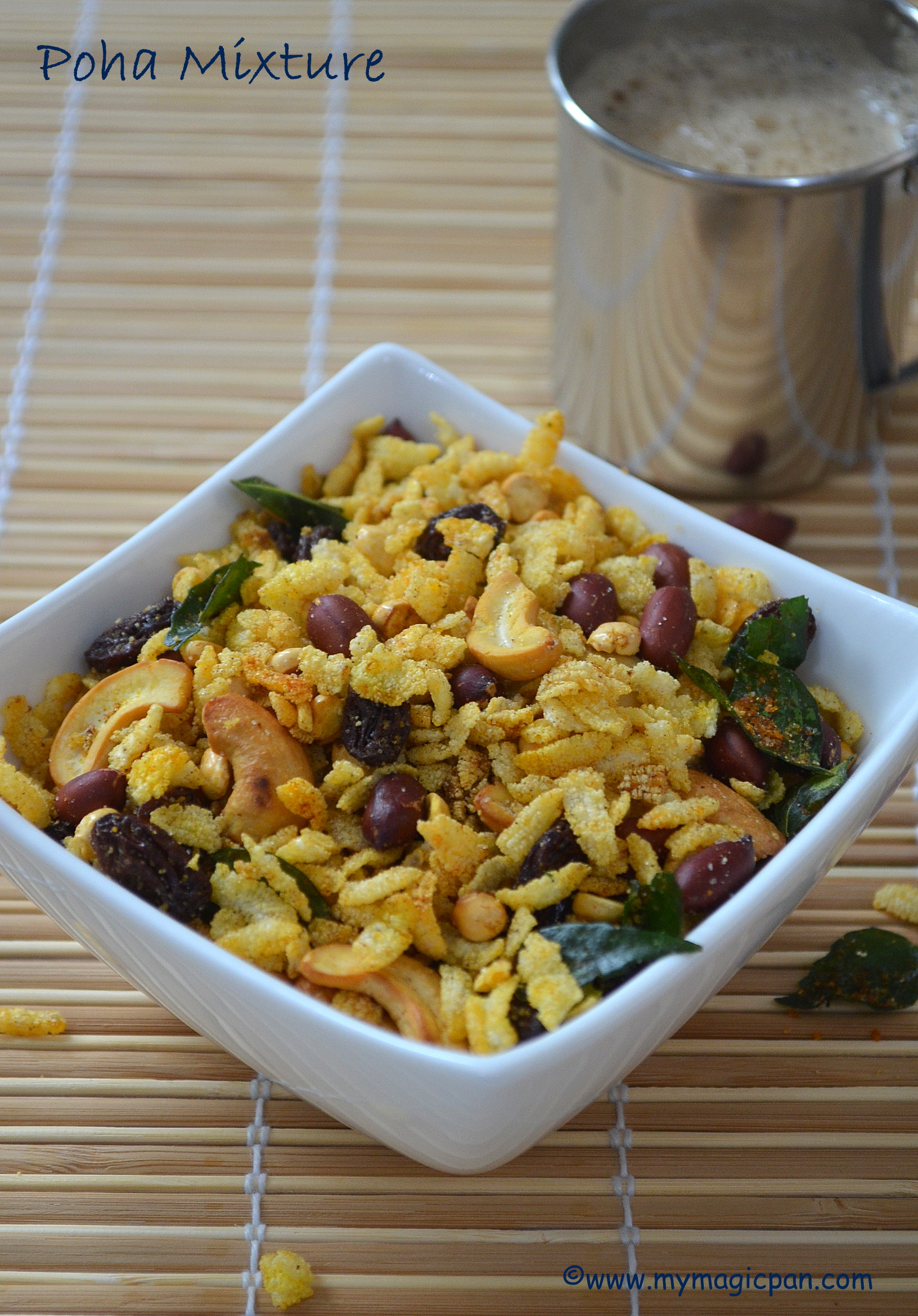 Poha Chivda – Poha Mixture – Aval Mixture