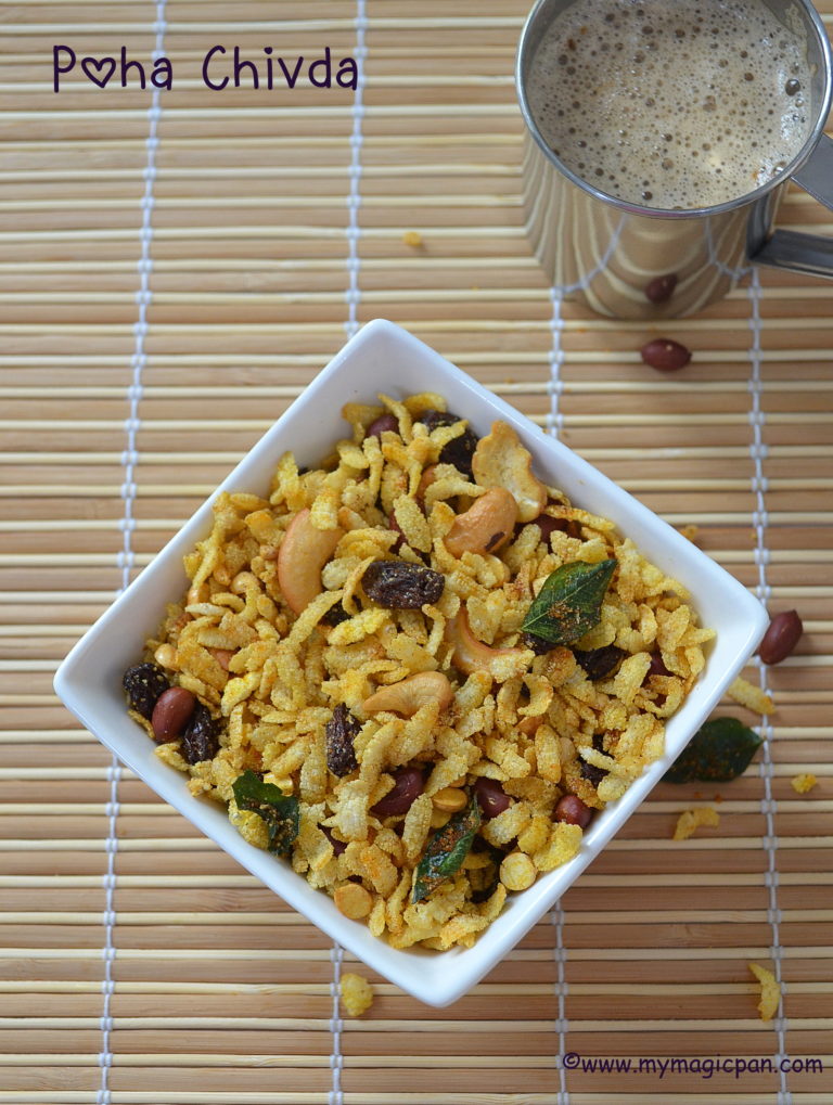 Poha Chivda – Poha Mixture – Aval Mixture