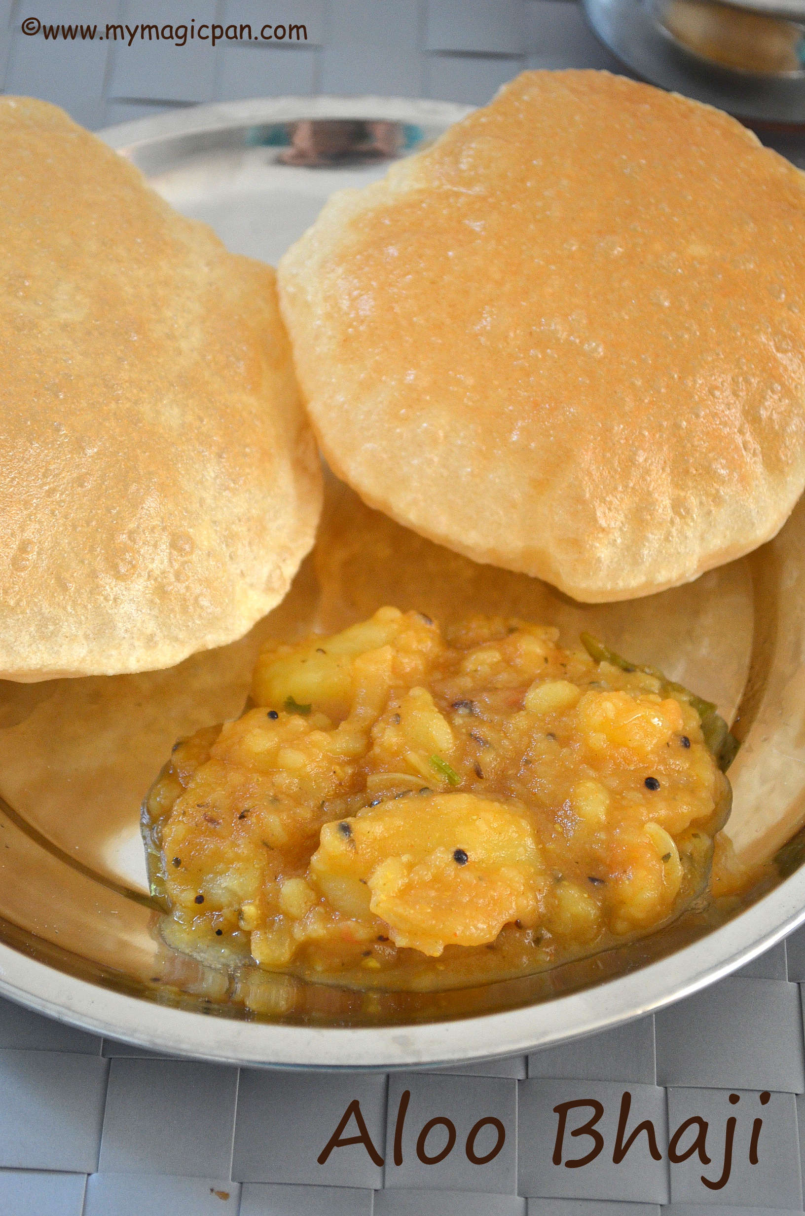Poori Bhaji – Aloo Bhaji – Aloo Poori Bhaji