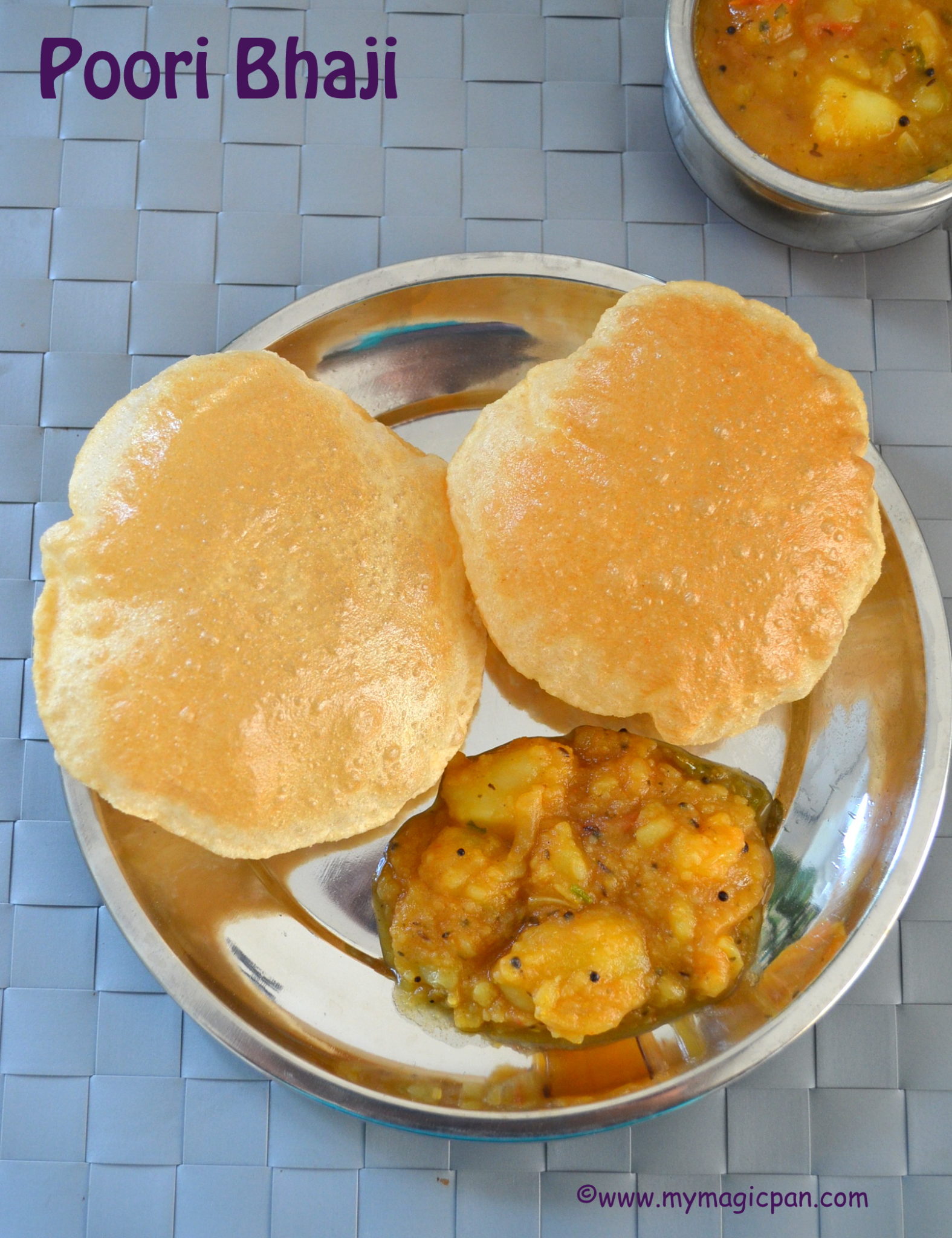 Poori Bhaji – Aloo Bhaji – Aloo Poori Bhaji