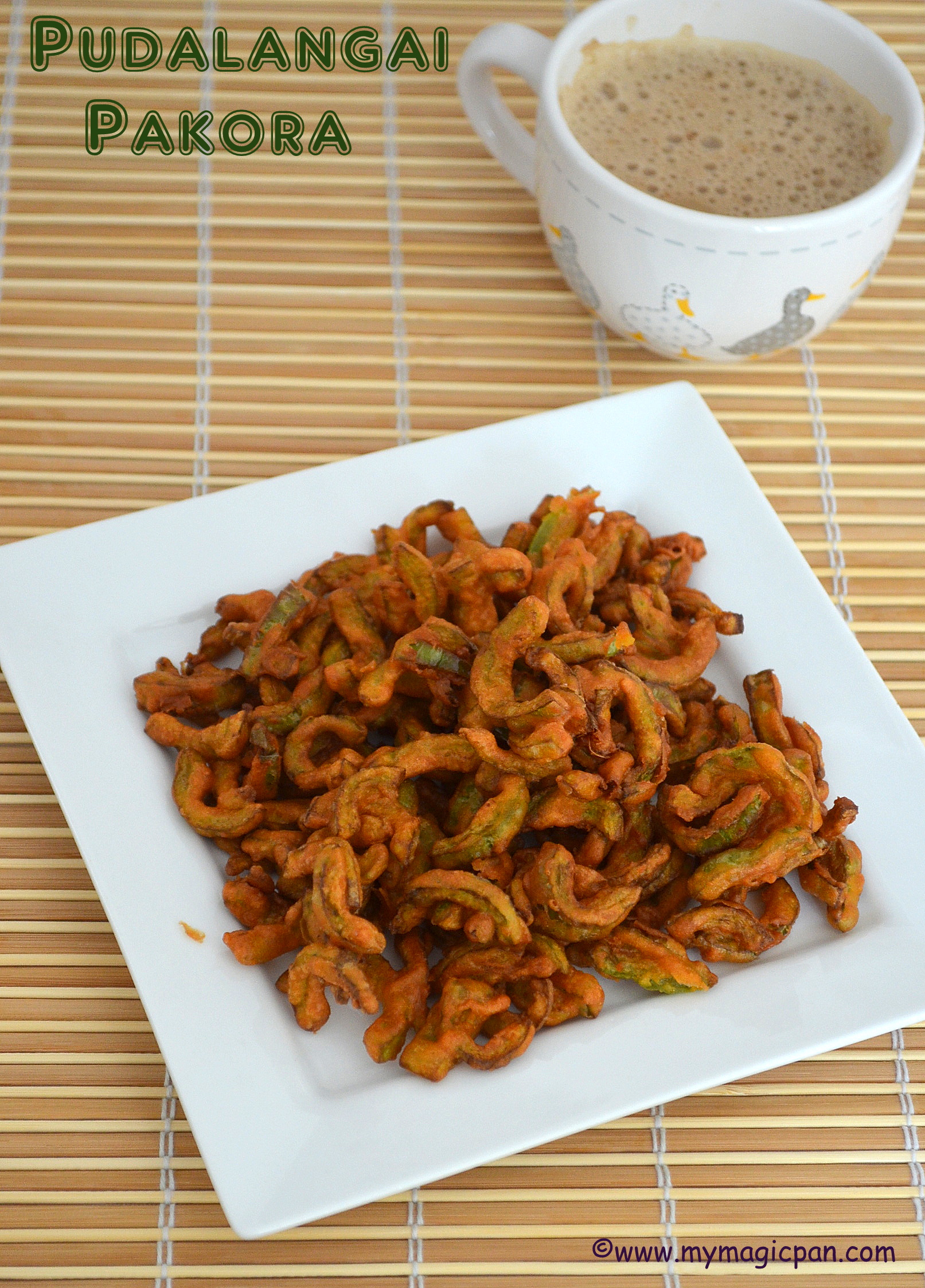 Pudalangai Pakoda – Snake Gourd Pakoda