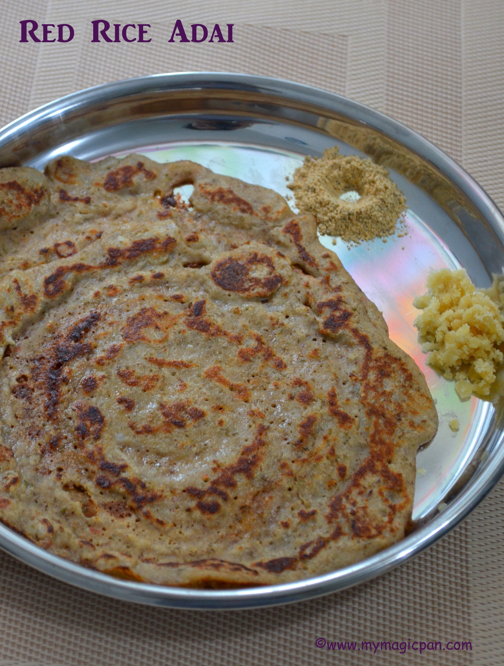 Red Rice Adai – Sigappu Arisi Adai