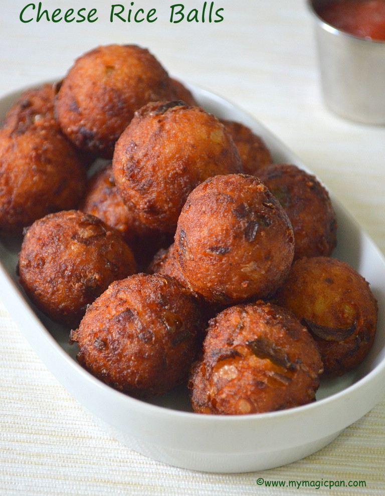 Cheese Rice Balls – Cheese Balls