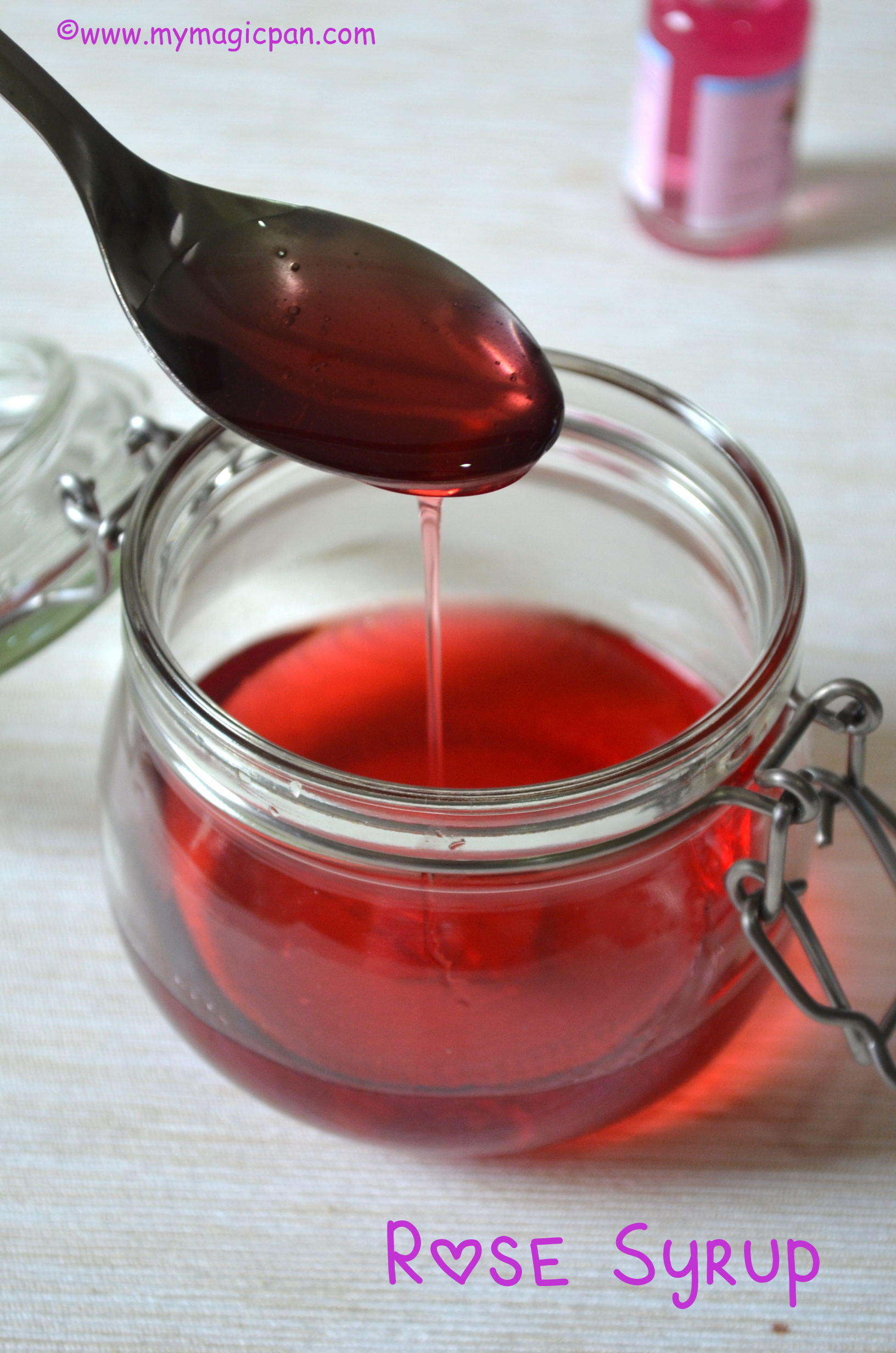 Homemade Rosemilk – With Homemade Rose Syrup