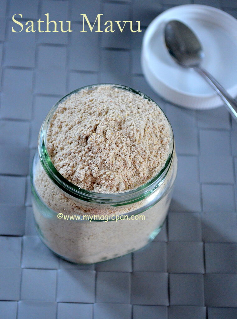 Sathu Maavu | Homemade Health Mix(With grains/flours)