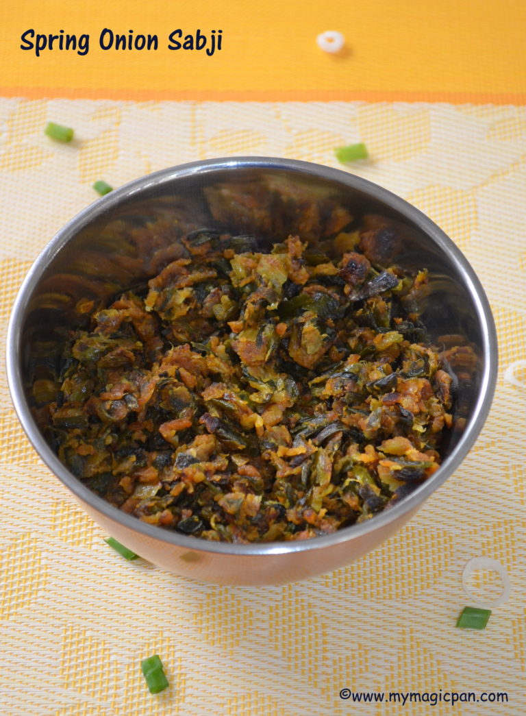 Spring Onion Sabji – Hari Pyaaz Sabzi