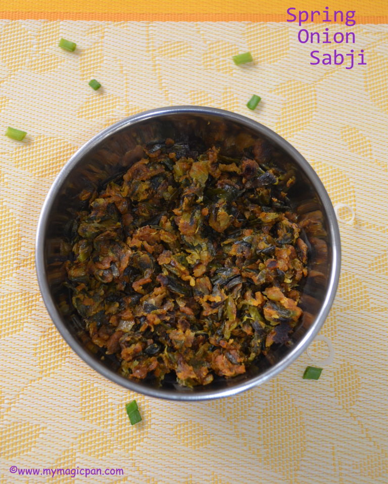 Spring Onion Sabji – Hari Pyaaz Sabzi
