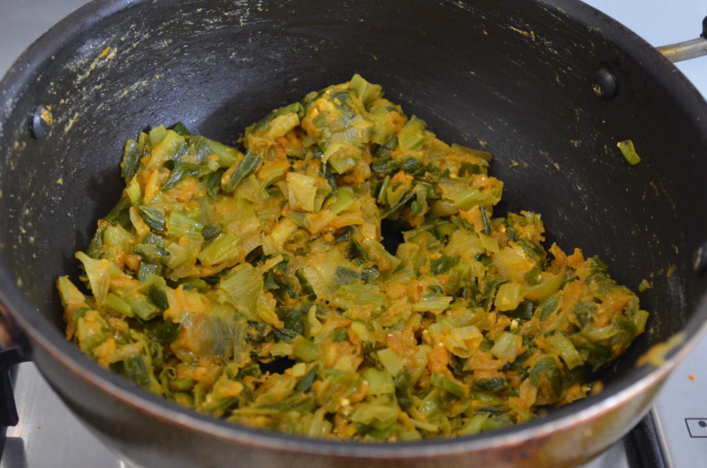Spring Onion Sabji – Hari Pyaaz Sabzi