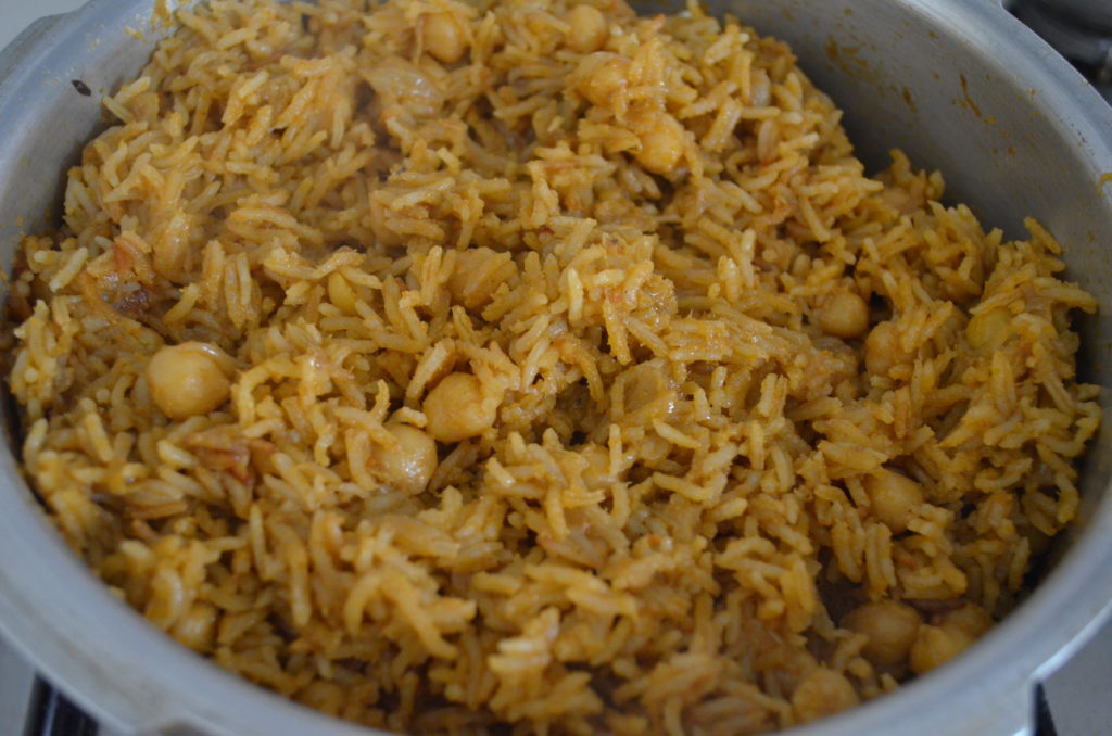 Chana Biryani – Chickpeas Biryani