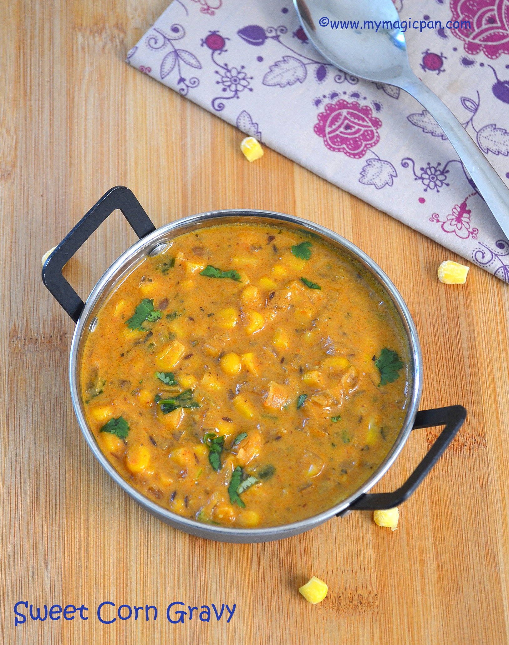 Sweet Corn Gravy – Sweet Corn Curry