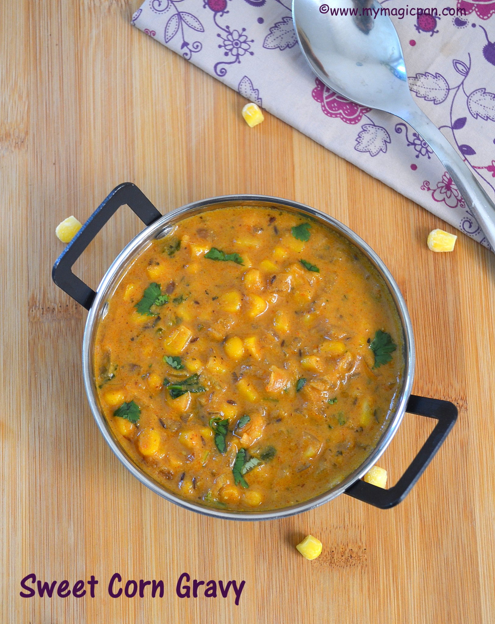 Sweet Corn Gravy – Sweet Corn Curry