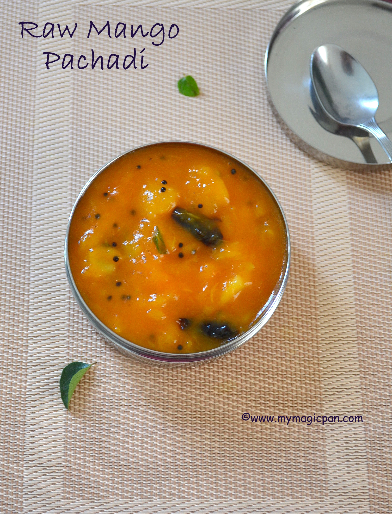 Raw Mango Sweet Pachadi – Mango Pachadi