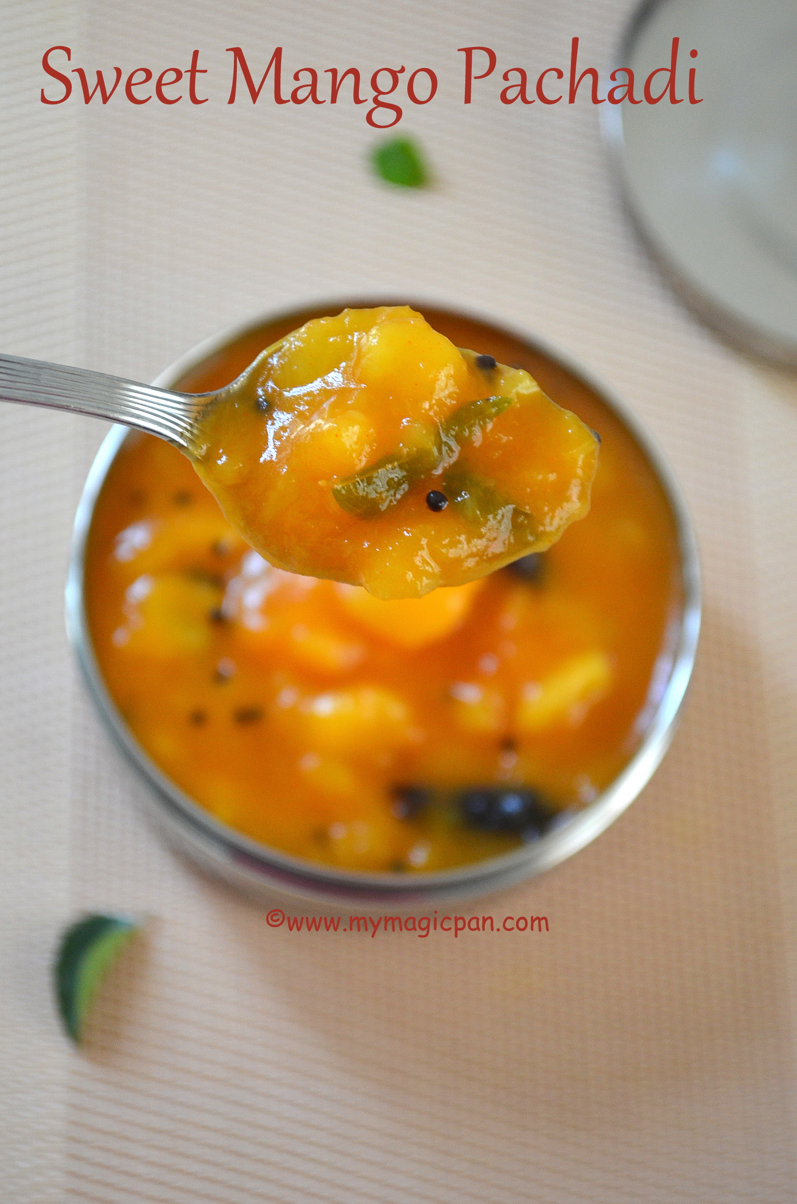 Raw Mango Sweet Pachadi – Mango Pachadi
