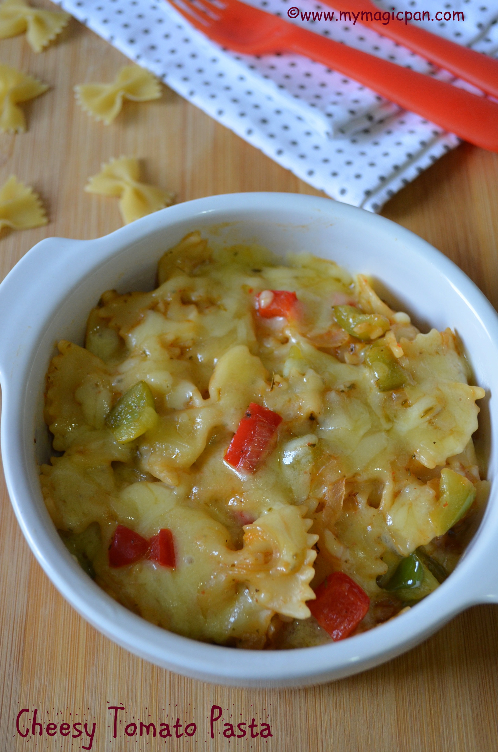 Tomato Pasta – Cheesy Tomato Pasta