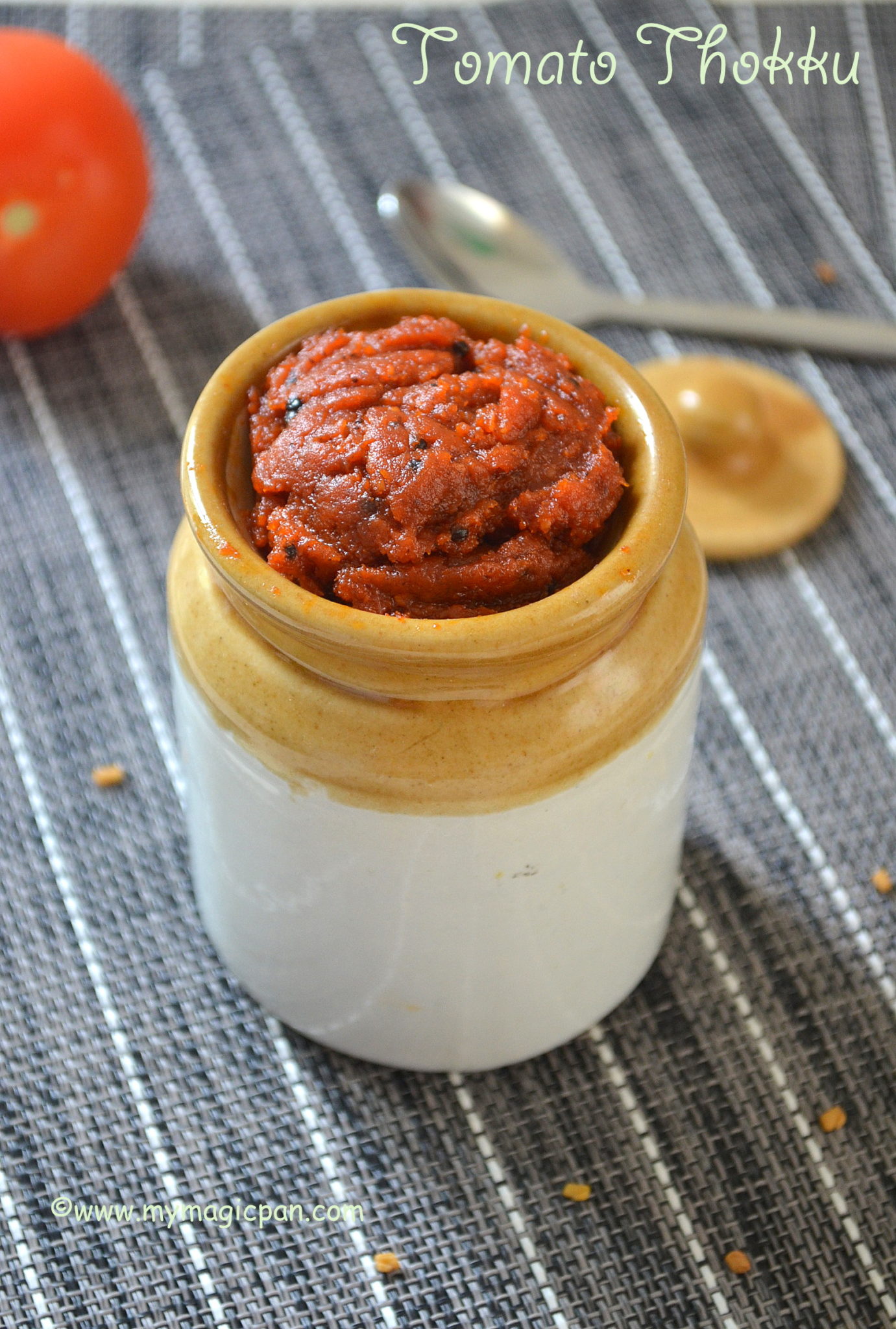 Tomato Pickle – Tomato Thokku – Thakkali Oorugai