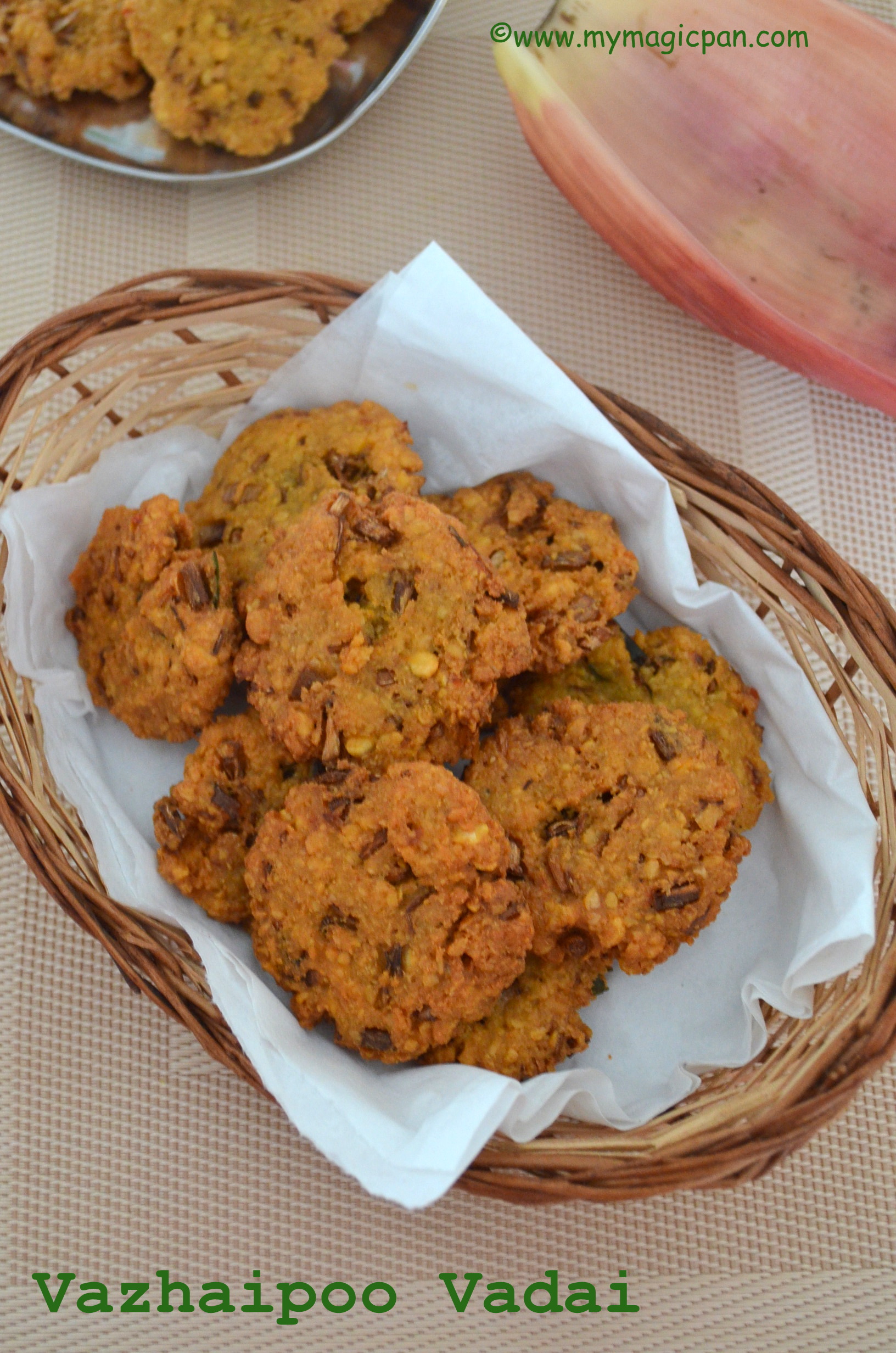 Vazhaipoo Vadai – Banana Flower Vada
