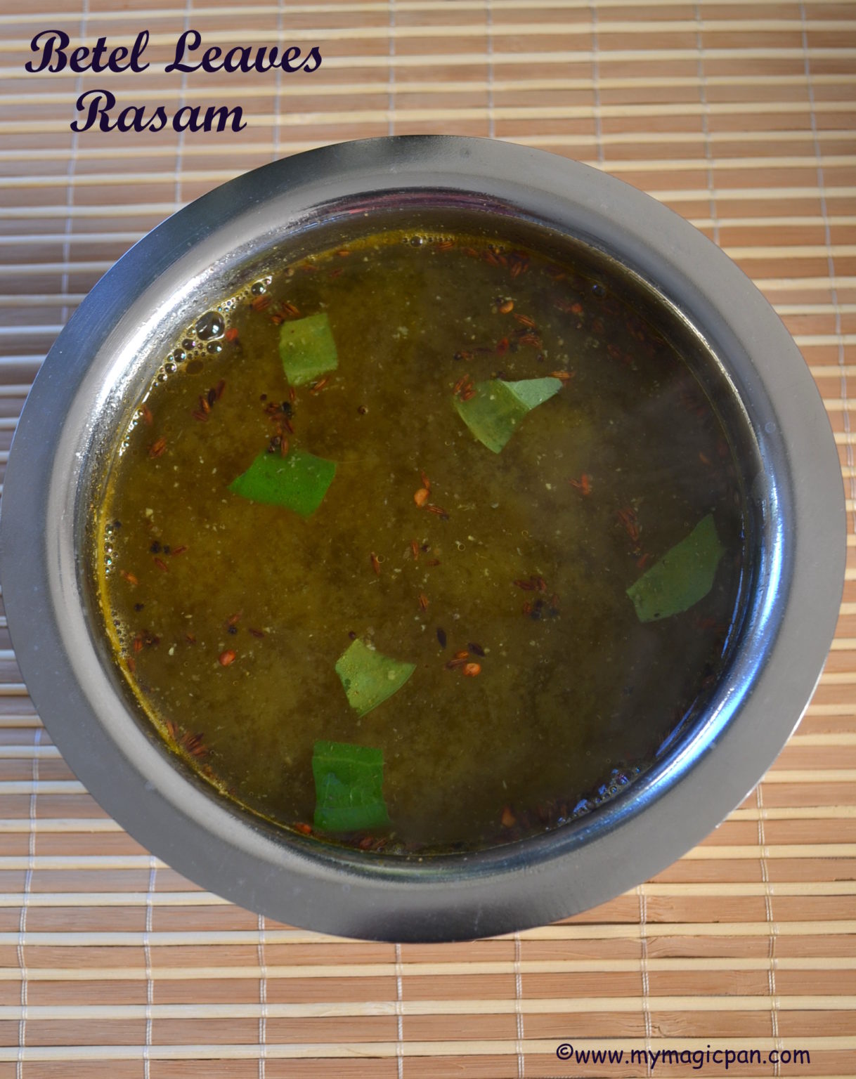 Vethalai Rasam – Betel Leaves Rasam – Rasam Varieites