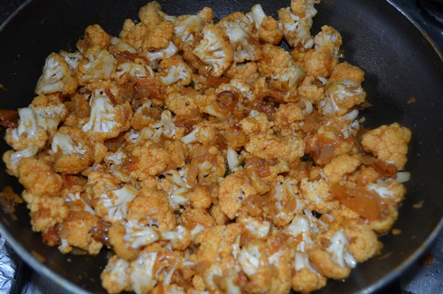 Gobi Sabzi – Cauliflower Sabzi
