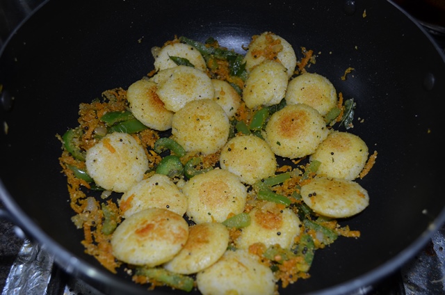 Mini Masala Idli – Masala Idli