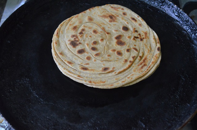 Lachha Paratha – Wheat Parotta