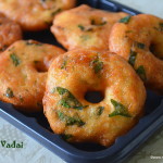 Keerai Vadai – Spinach Vada (with urad dal)
