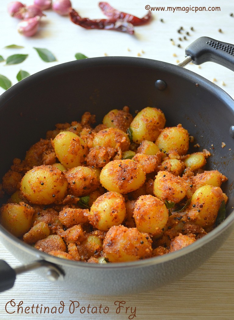 Chettinad Potato Fry – Baby Potato Fry