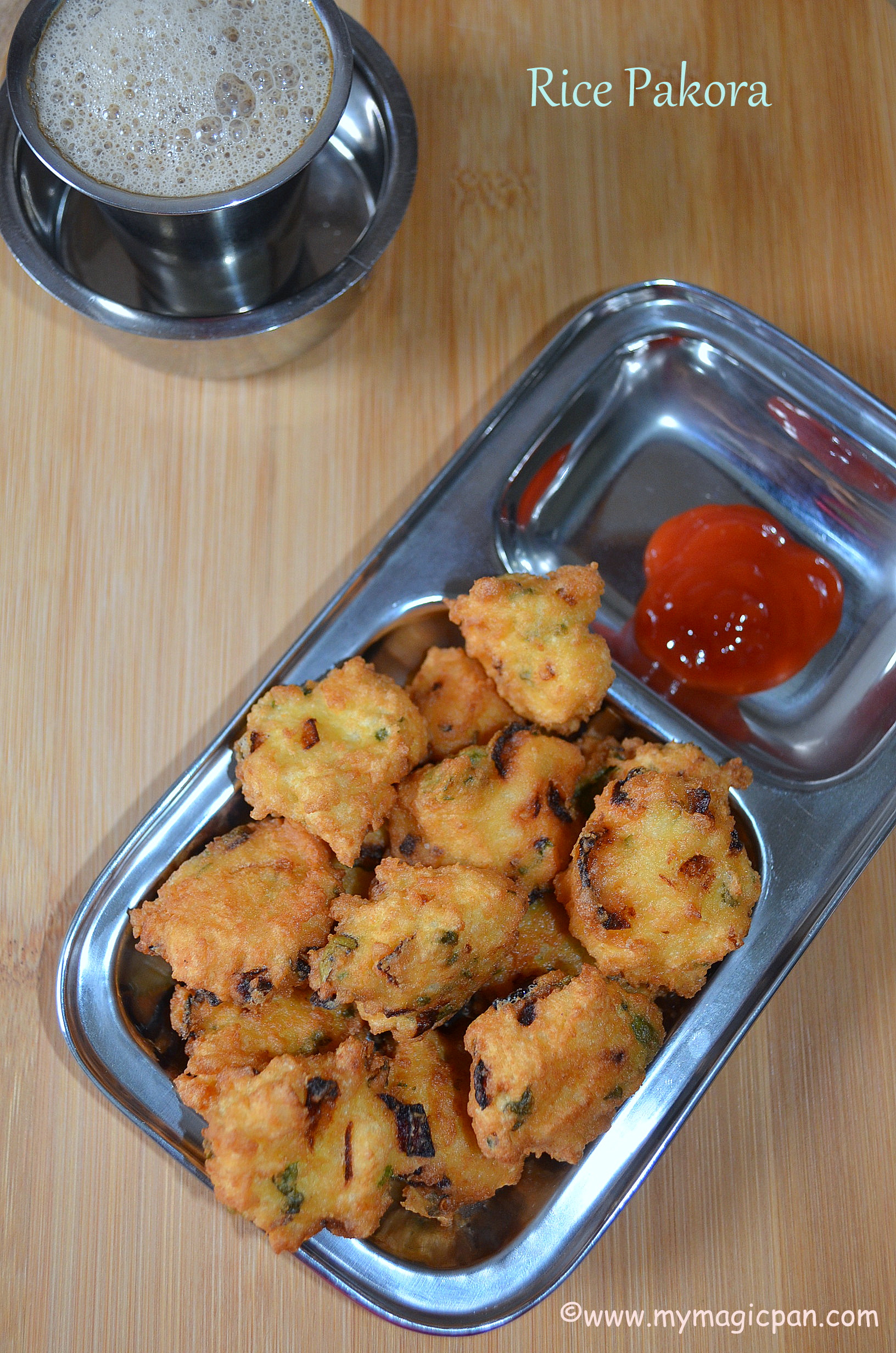 Rice Pakoda – Rice Pakora – Rice Fritters