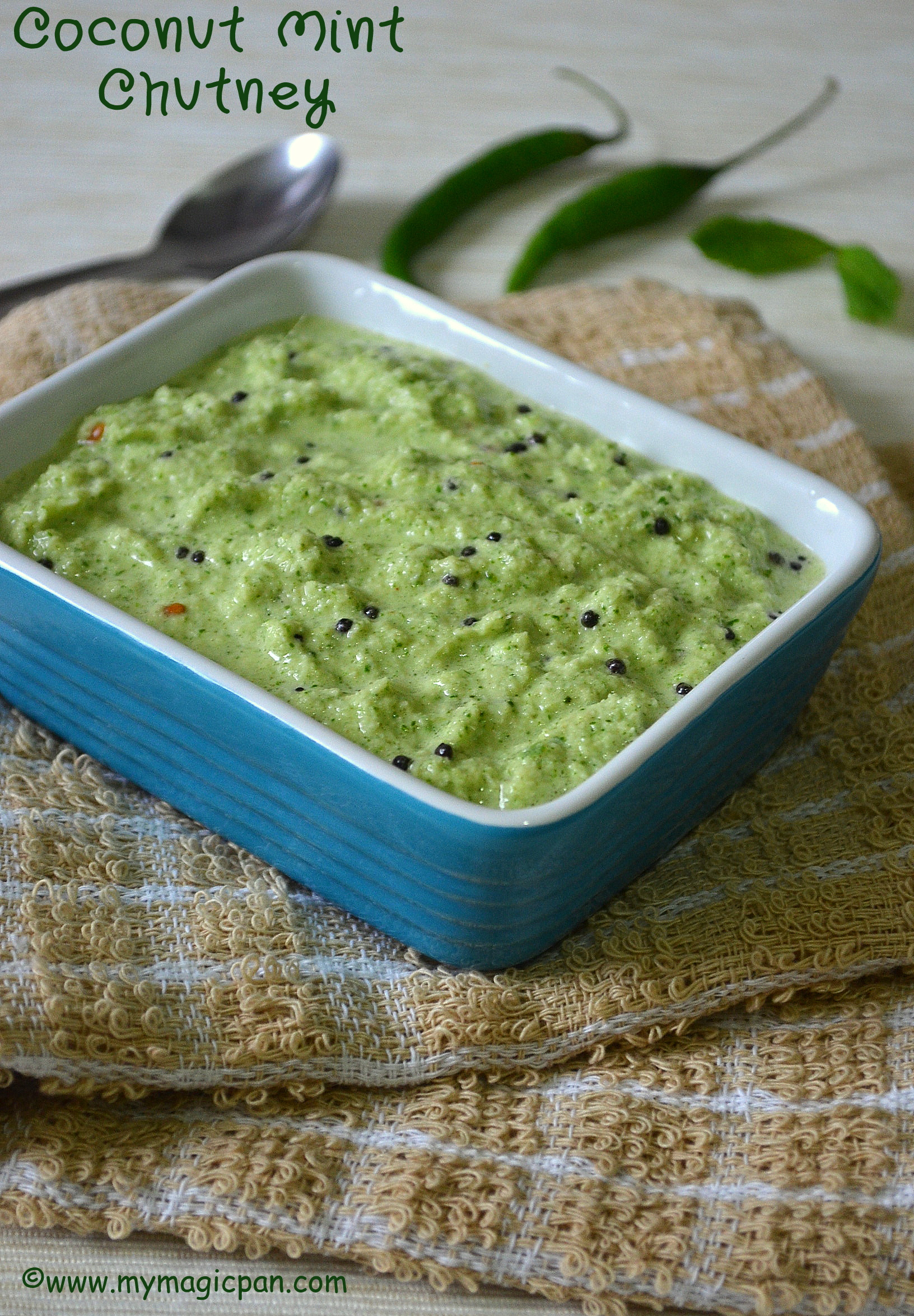 Coconut Mint Chutney – Mint Chutney with Coconut